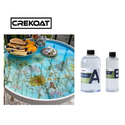 中国 High Gloss Ultra Clear Epoxy Resin For Artwork Creation UV Resistant 販売のため