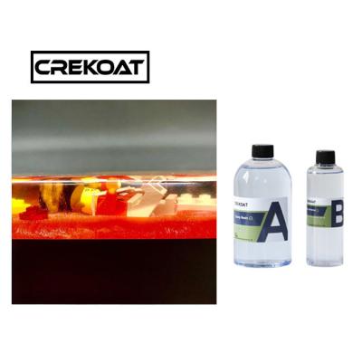 中国 High Gloss Ultra Clear Epoxy Resin For Artwork Creation UV Resistant 販売のため