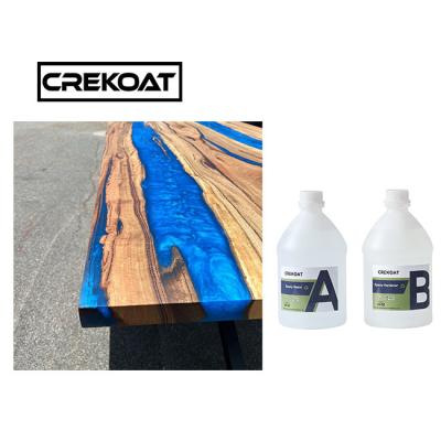 Cina Non Flammable 2 Gallon Epoxy Resin For Casting River Tables Bar Tops Self Degassing in vendita