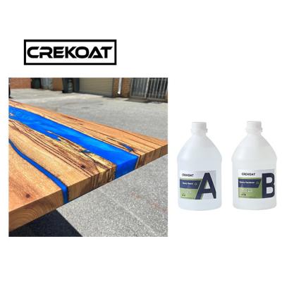 Cina Non Flammable 2 Gallon Epoxy Resin For Casting River Tables Bar Tops Self Degassing in vendita