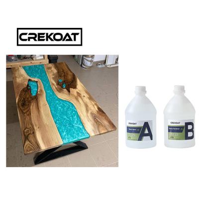 中国 Bubble Free Casting Deep Pour Epoxy Resin For Table Self Leveling Crystal Clear 販売のため