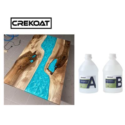 中国 Bubble Free Casting Deep Pour Epoxy Resin For Table Self Leveling Crystal Clear 販売のため