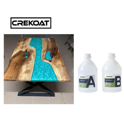 中国 4 Inches Thick Casting Resin Epoxy For Table Single Pour Crystal Clear 販売のため