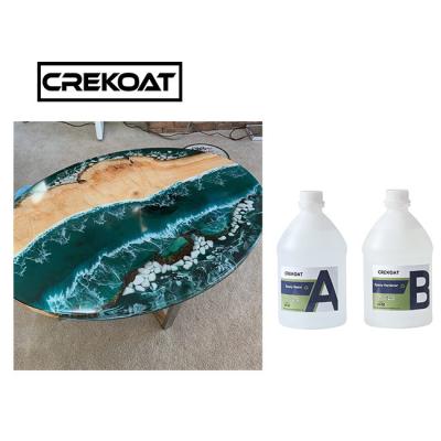 中国 Bubble Free Casting Deep Pour Epoxy Resin For Table Self Leveling Crystal Clear 販売のため