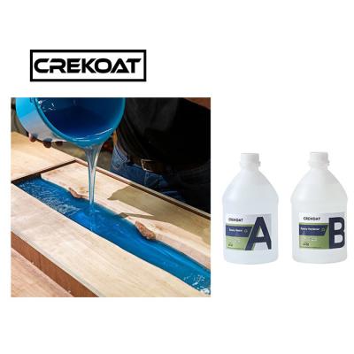 中国 Bubble Free Casting Deep Pour Epoxy Resin For Table Self Leveling Crystal Clear 販売のため