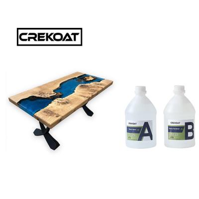 China Chemical Resist Crystal Clear Epoxy Resin Rock Hard Deep Cast Resin For Table for sale