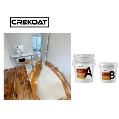 China Glass Like Metallic Epoxy Basement Floor Paint Non Toxic Viscous for sale