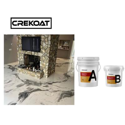 Cina Il controsoffitto a resina epossidica metallico durevole del rivestimento del pavimento impermeabilizza resistente UV in vendita