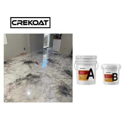 Cina Il controsoffitto a resina epossidica metallico durevole del rivestimento del pavimento impermeabilizza resistente UV in vendita