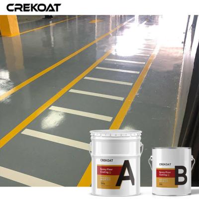 China Fire Resistance Industrial Epoxy Floor Coating Seamless Strong Durability Te koop