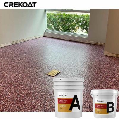 China O vinil lasca-se revestimento impermeável do assoalho da resina de cola Epoxy com brilho Matte Urethane Topcoat à venda