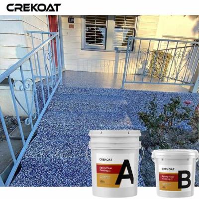 China O vinil lasca-se revestimento impermeável do assoalho da resina de cola Epoxy com brilho Matte Urethane Topcoat à venda