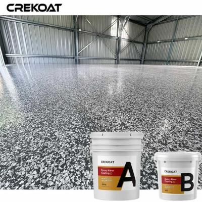 Cina Rivestimento trasparente del pavimento dell'epossiresina del soprabito trasmesso per radio con Chip Flakes in vendita