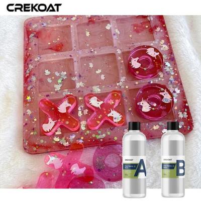 China Heat Resistant Crystal Clear Two Part Clear Resin For Ocean Diorama Crafting à venda