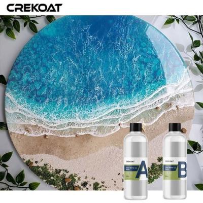Cina Top Coat Clear Epoxy Resin Pouring UV Resistant Bubble Free in vendita