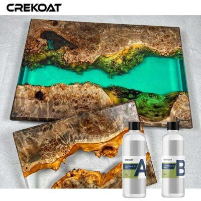 China Thick Liquid Casting Resin Transparent Durable Glossy Top Coating for sale