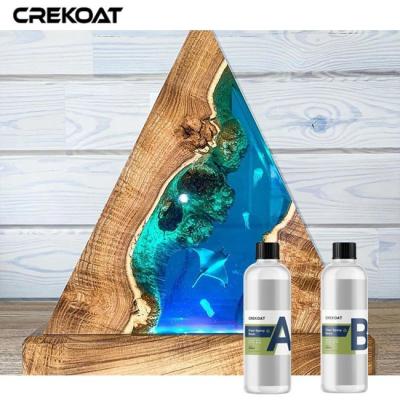 Cina 4 Cast Clear Epoxy Resin For Art Low Viscosity Bubble Free in vendita