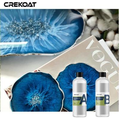 Cina Top Coat Clear Epoxy Resin Pouring UV Resistant Bubble Free in vendita