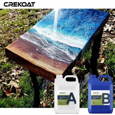 Cina Low Toxicity Clear Epoxy Resin For Countertops Indoor Enhance Art'S Depth in vendita