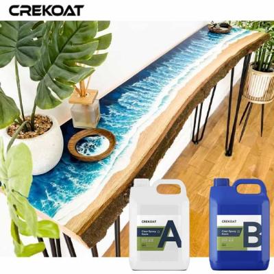 Cina Eco - Friendly Clear Epoxy Top Coat For Countertops River Tables Art in vendita