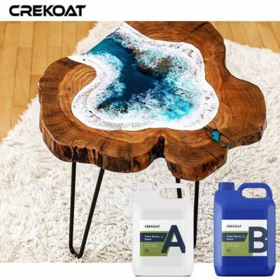 Cina Eco - Friendly Clear Epoxy Top Coat For Countertops River Tables Art in vendita