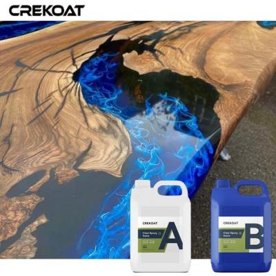 China Low Toxicity Clear Epoxy Resin For Countertops Indoor Enhance Art'S Depth Te koop
