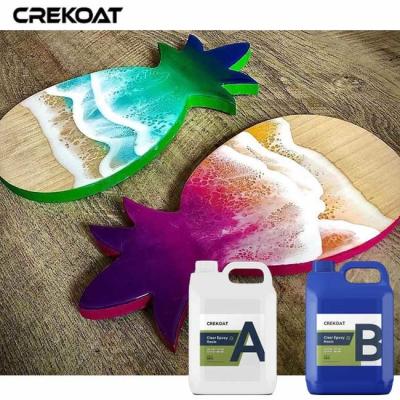 China Low Viscosity Crystal Clear Deep Pour Epoxy Resin For DIY Resin Crafts for sale