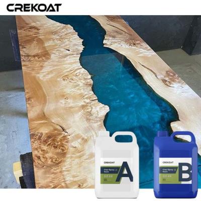 Cina UV Stability Art Made High Gloss Epoxy Resin For Wood Nature Inspired Elegance in vendita
