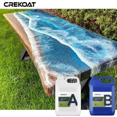 Cina Durable Protection Heat Resistant Clear Epoxy Elegant Glass Like Surface MSDS in vendita