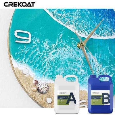 Cina Bubble Free Liquid Glass Epoxy Colors Non Toxic Safe For DIY Projects in vendita