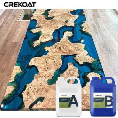 中国 UV Resistance Deep Pour Epoxy Resin Self Leveling High Heat Resistance 販売のため