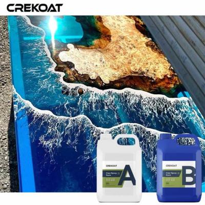 Cina 4 Inches Deep Pour Epoxy Resin UV Resistant River Tables Resin in vendita