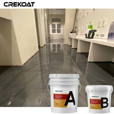 中国 Marble Spaces Metallic Epoxy Floor Paint High Gloss Seamless Finish 販売のため