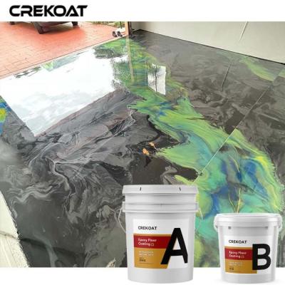 Cina Residential Metallic Floor Coating Long Lasting Resistance To Wear in vendita
