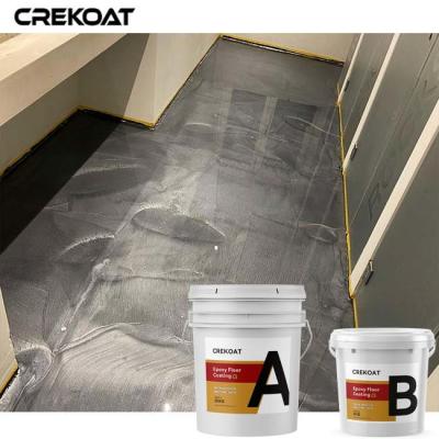 China Seamless High Gloss Metallic Floor Paint With Pigments Blend Dynamic Swirl Te koop