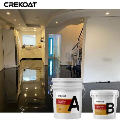 China Residential Metallic Epoxy Floor Coating Create Three Dimensional Effects for sale