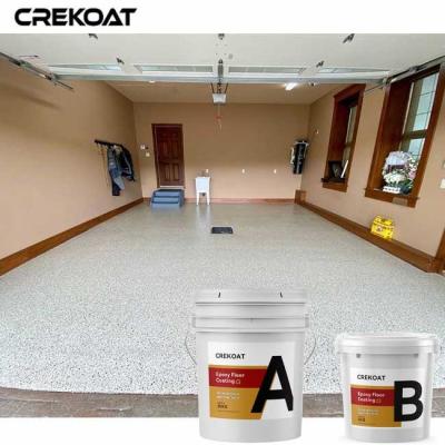 中国 Bulk Resilient Finish Epoxy Flake Floor Coating Customizable Thickness 販売のため