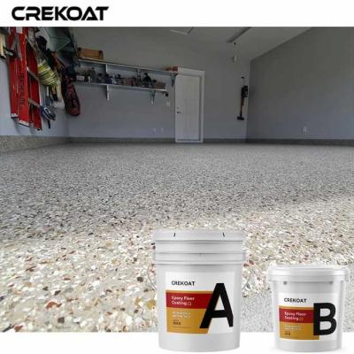 中国 Bulk Resilient Finish Epoxy Flake Floor Coating Customizable Thickness 販売のため