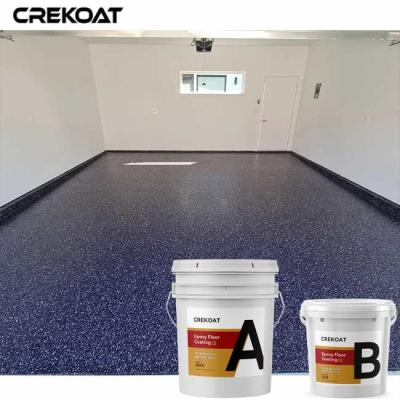 Cina Decorative Polyaspartic Flake Floor Blending Epoxy Resin With Color Chips in vendita