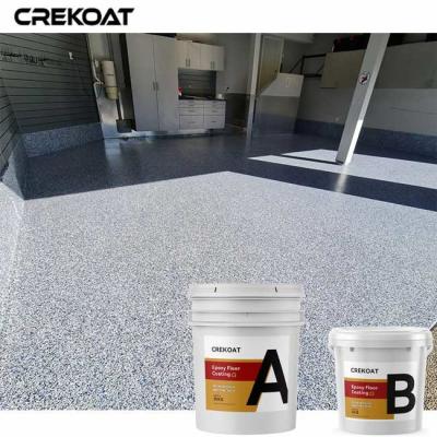 Cina Environmentally Epoxy Flake Floor Coating Seamless Concrete Flooring in vendita