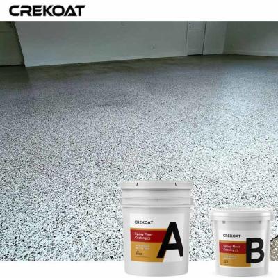 Cina Durable Epoxy Flake Floor Coating For Hospitals Airplane Hangars in vendita
