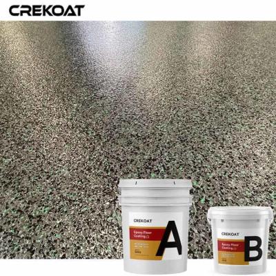 Cina Modelli personalizzati Rivestimento per pavimenti in scaglie epossidiche Manutenzione ridotta Facile da pulire in vendita