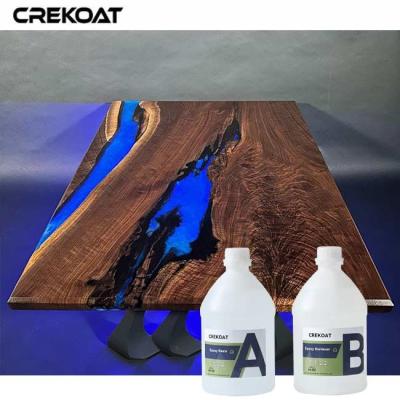 China Moisture Barrier UV Stabilized Resin Clear Tabletop Epoxy For Outdoor Sculptures Transparency à venda