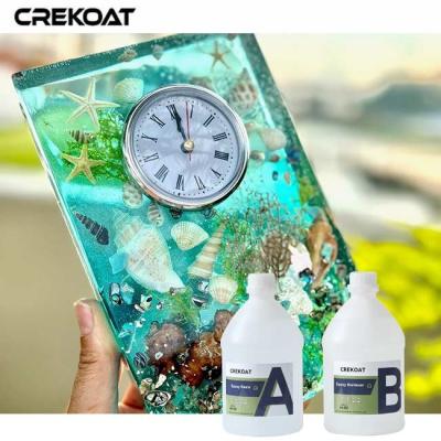 中国 Non Yellowing Glass Clear Epoxy Resin For Intricate Jewelry Molds 販売のため