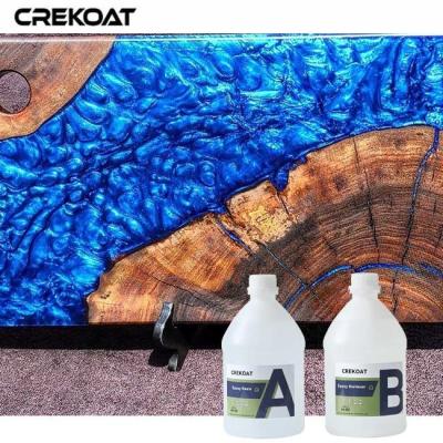 China Clear Non Yellowing Epoxy Resin Provides Durable Scratch-Resistant Surface for sale