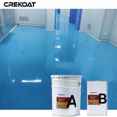 China Nahtlose industrielle Epoxidfarbe für den Betonübergang zwischen Boden und Wand zu verkaufen