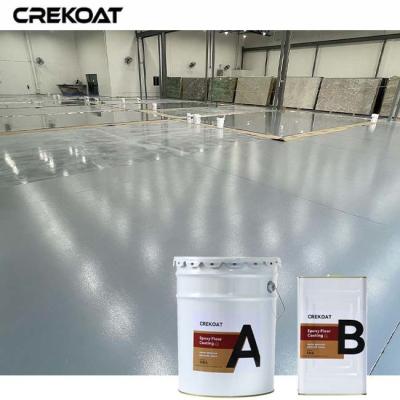 China Moisture Vapor Barrier Industrial Epoxy Floor Coating In Concrete Substrates for sale