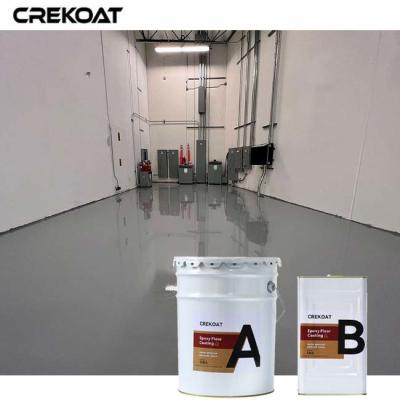 China Zelfnivellerende industriële doorzichtige epoxyvloercoating met decoratieve vinylvlokken Te koop