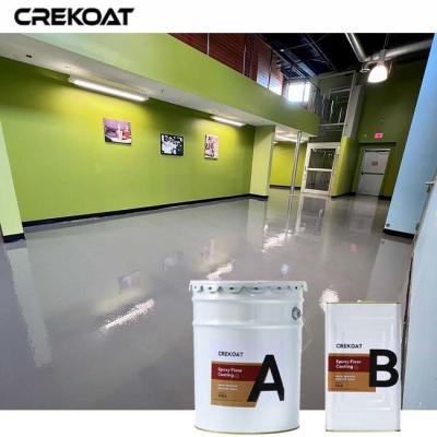 China Colored Epoxy And Polyurethane Flooring Coating High-Performance Finish for sale
