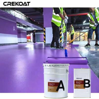 China Fast Recoat Times Industrial Epoxy Floor Coating Offer Unique Metallic Finish zu verkaufen
